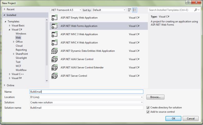 How to Send Bulk Email Using ASP.Net